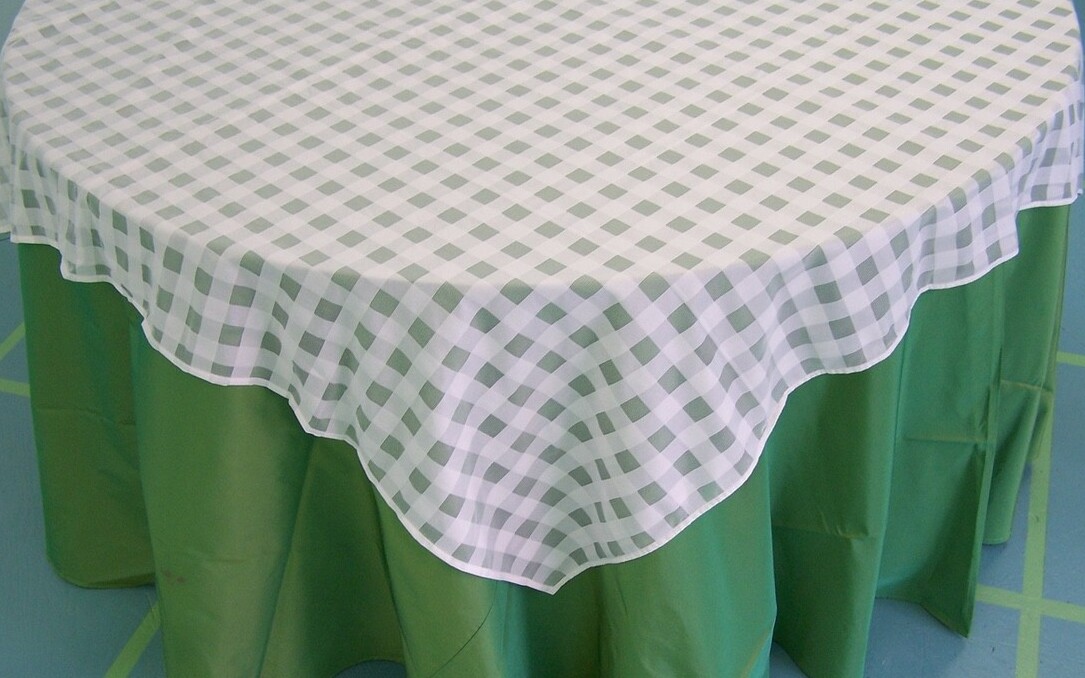 Country Squares Sheer — The Linen Shop